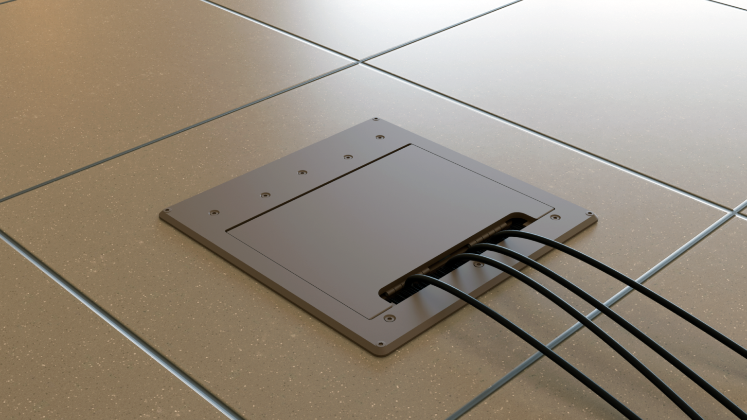 Floor box CUBOID INS 30º - Pinanson