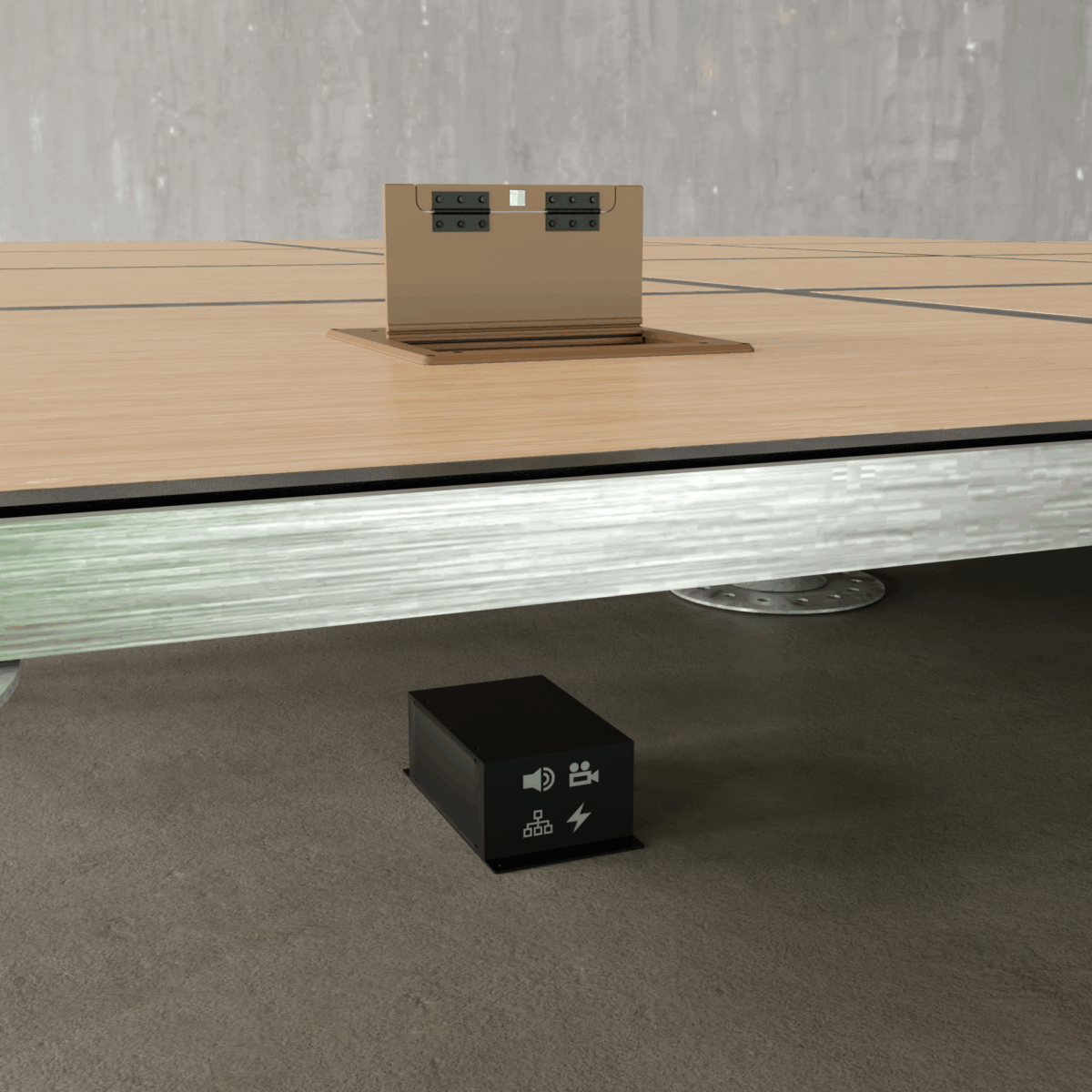 AV boxes: for floor - Pinanson