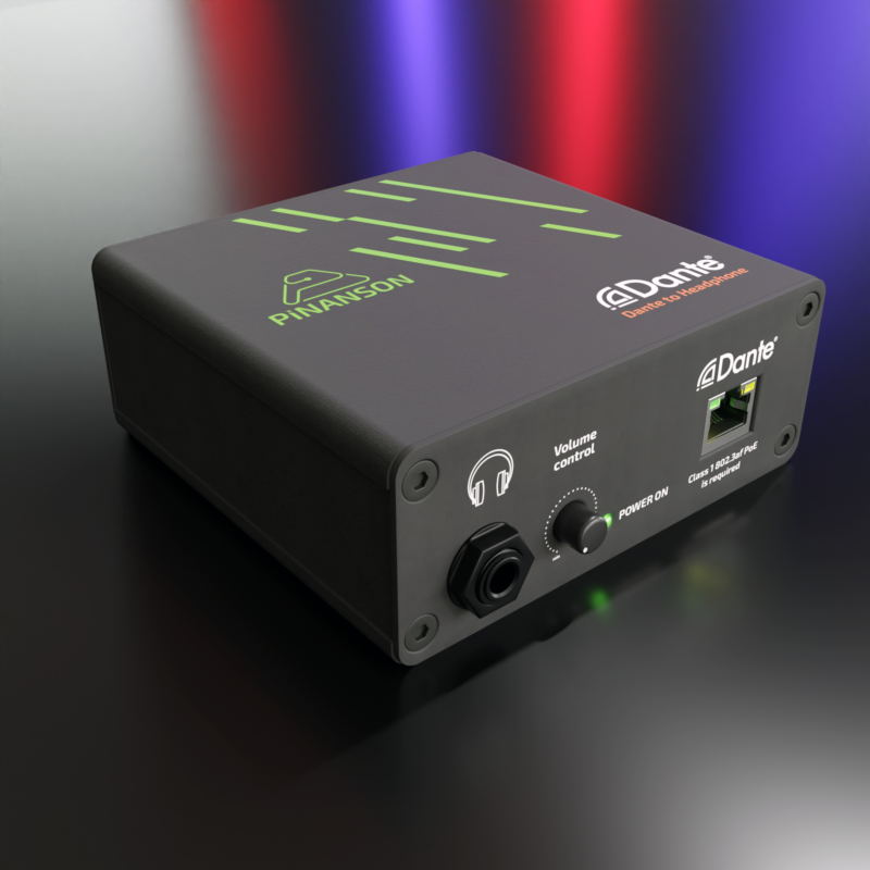 NEW PRODUCT | HEADPHONE AMPLIFIER FOR DANTE NETWORK - Pinanson