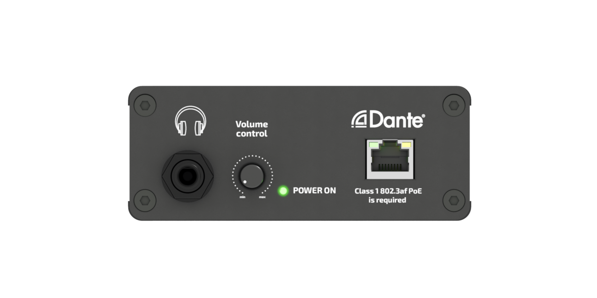 NEW PRODUCT | HEADPHONE AMPLIFIER FOR DANTE NETWORK - Pinanson